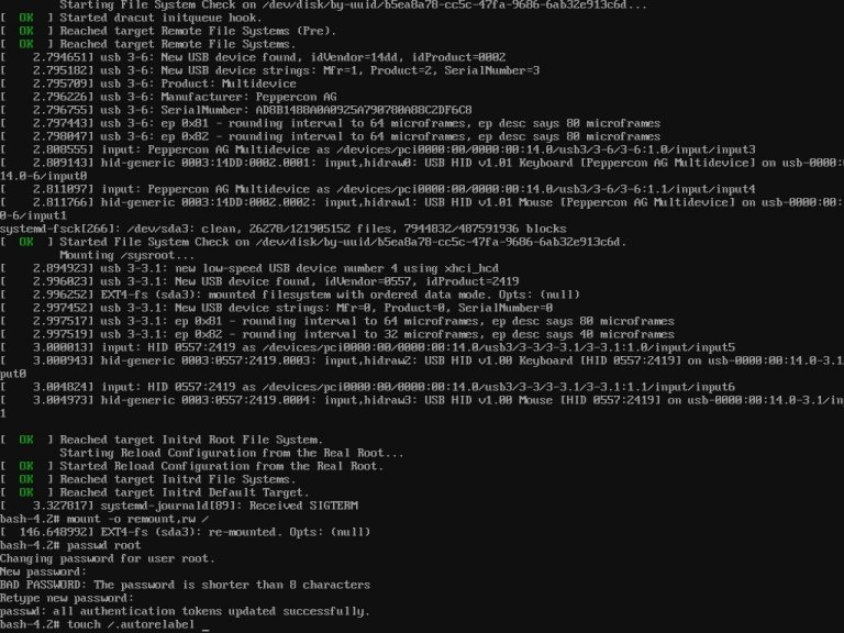 Resetting root password on CentOS 7.1 / RHEL - ZeroStopBits